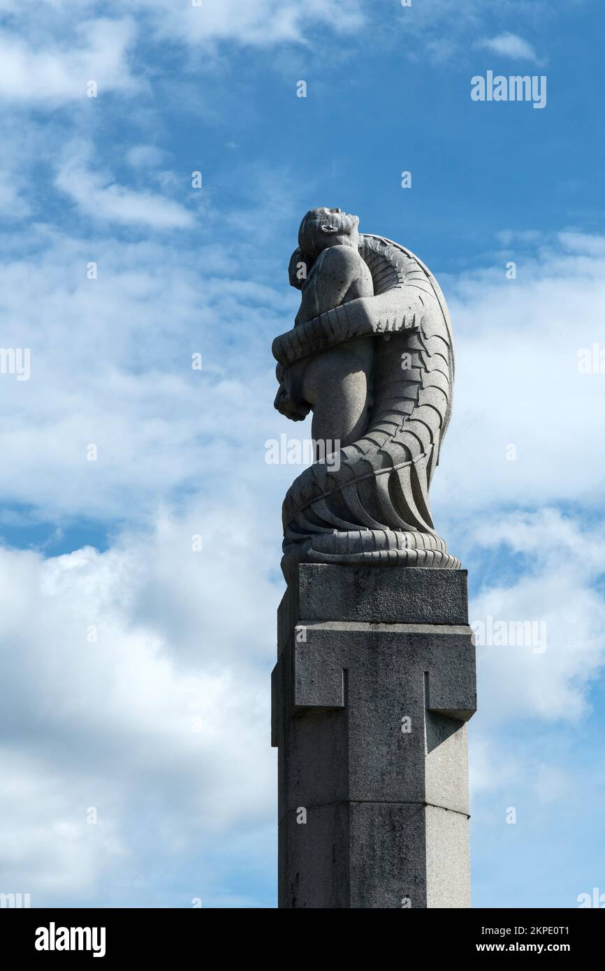 Sculpture park in the Frogner Park with more than 200 sculptures by ...