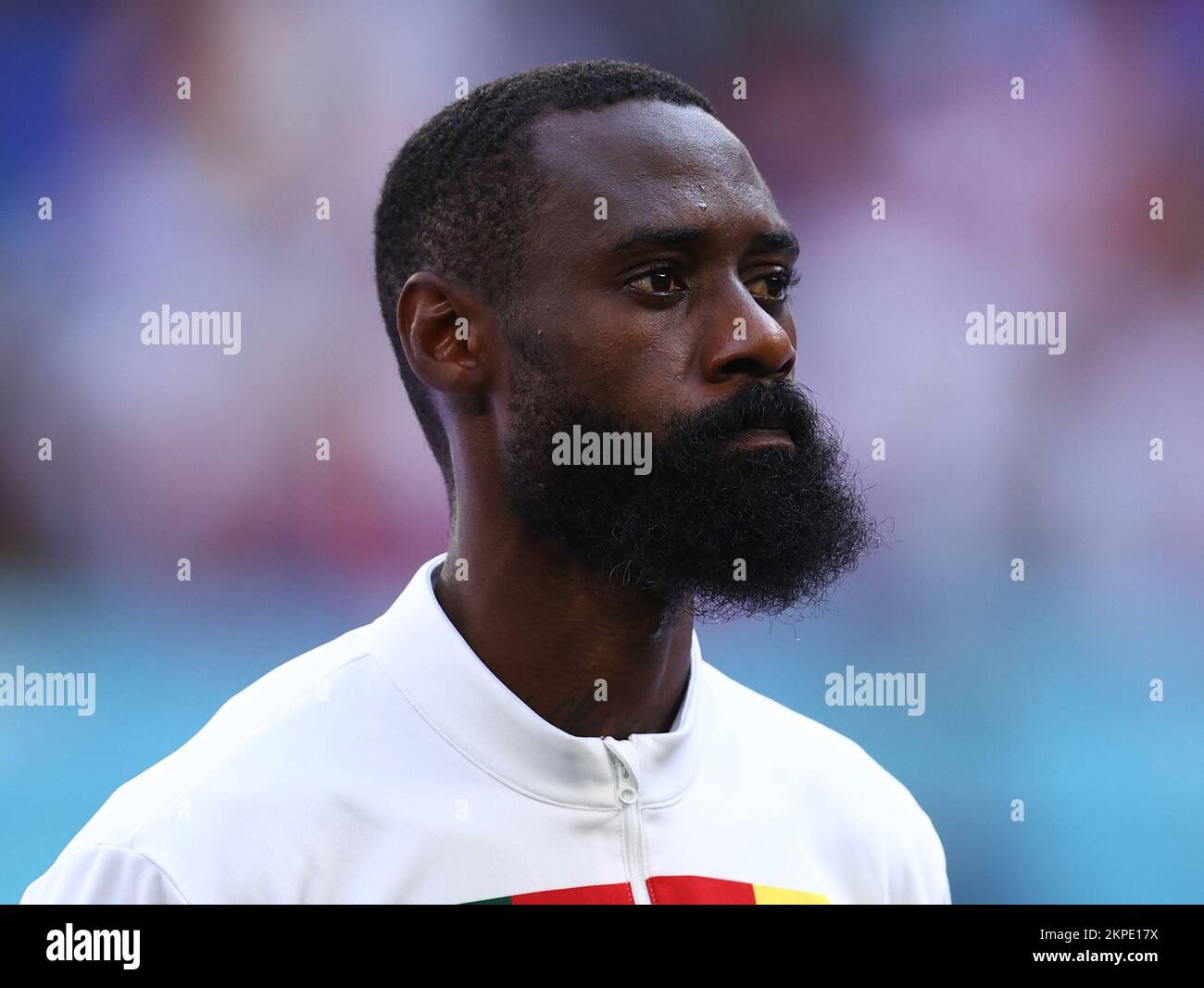 Al Wukair, Qatar. 28th Nov, 2022. Nicolas Nkoulou of Cameroon during ...