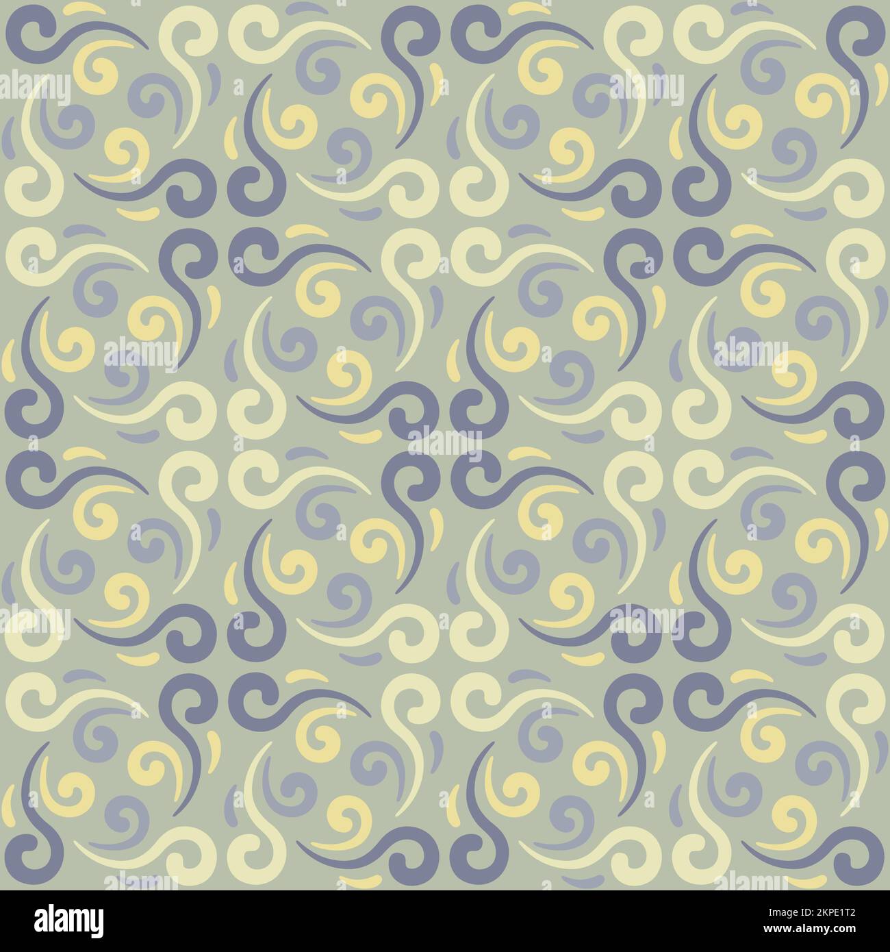 Seamless swirl pattern for prints, textile, web, advertising and any ...