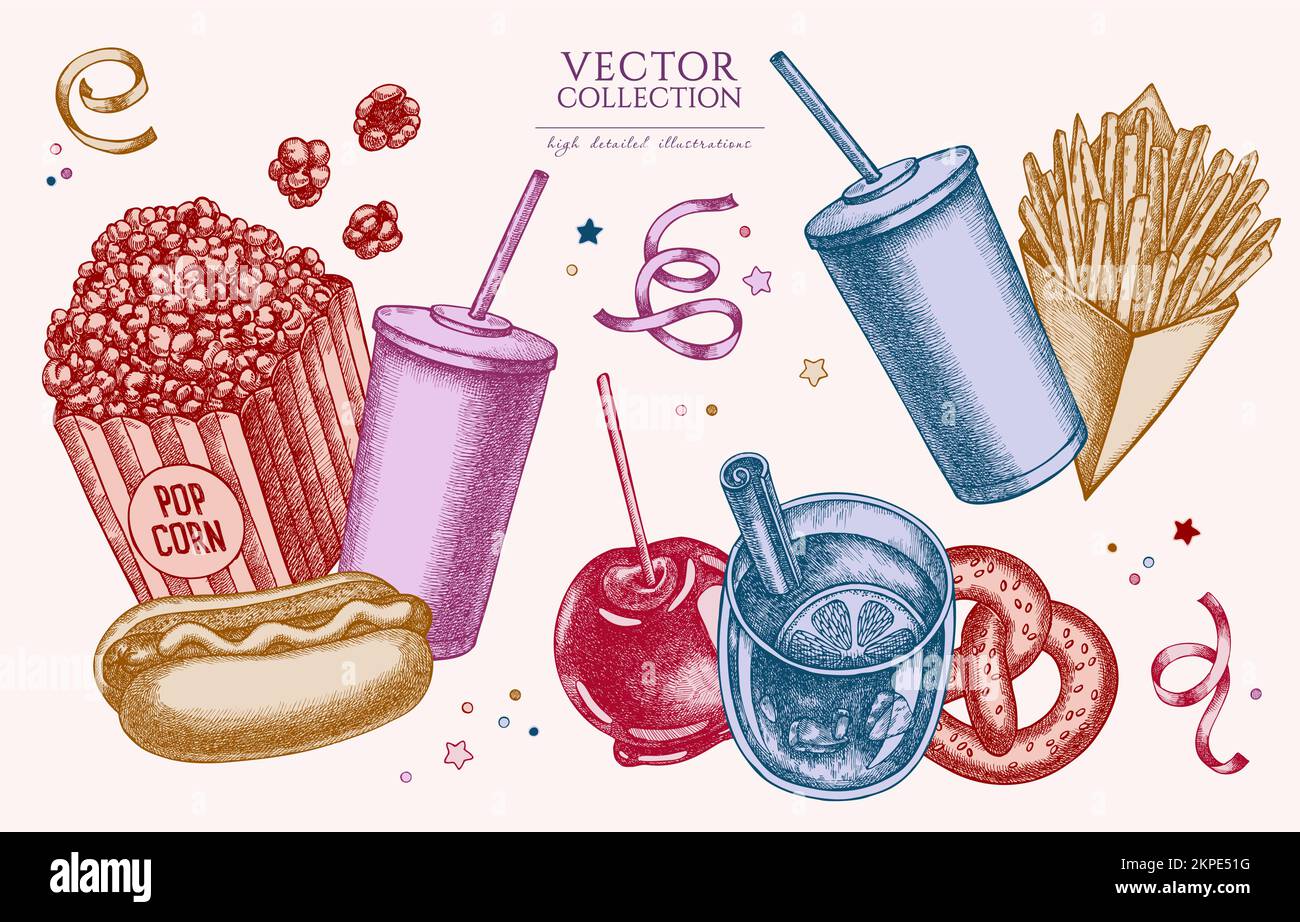 Fresh food packaging designs Stock Vector Images - Alamy