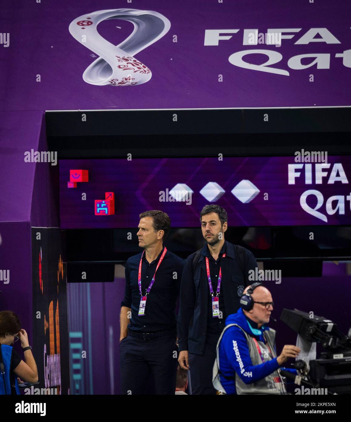 Doha, Qatar. 27th Nov, 2022. Manager Oliver Bierhoff (Deutschland ...