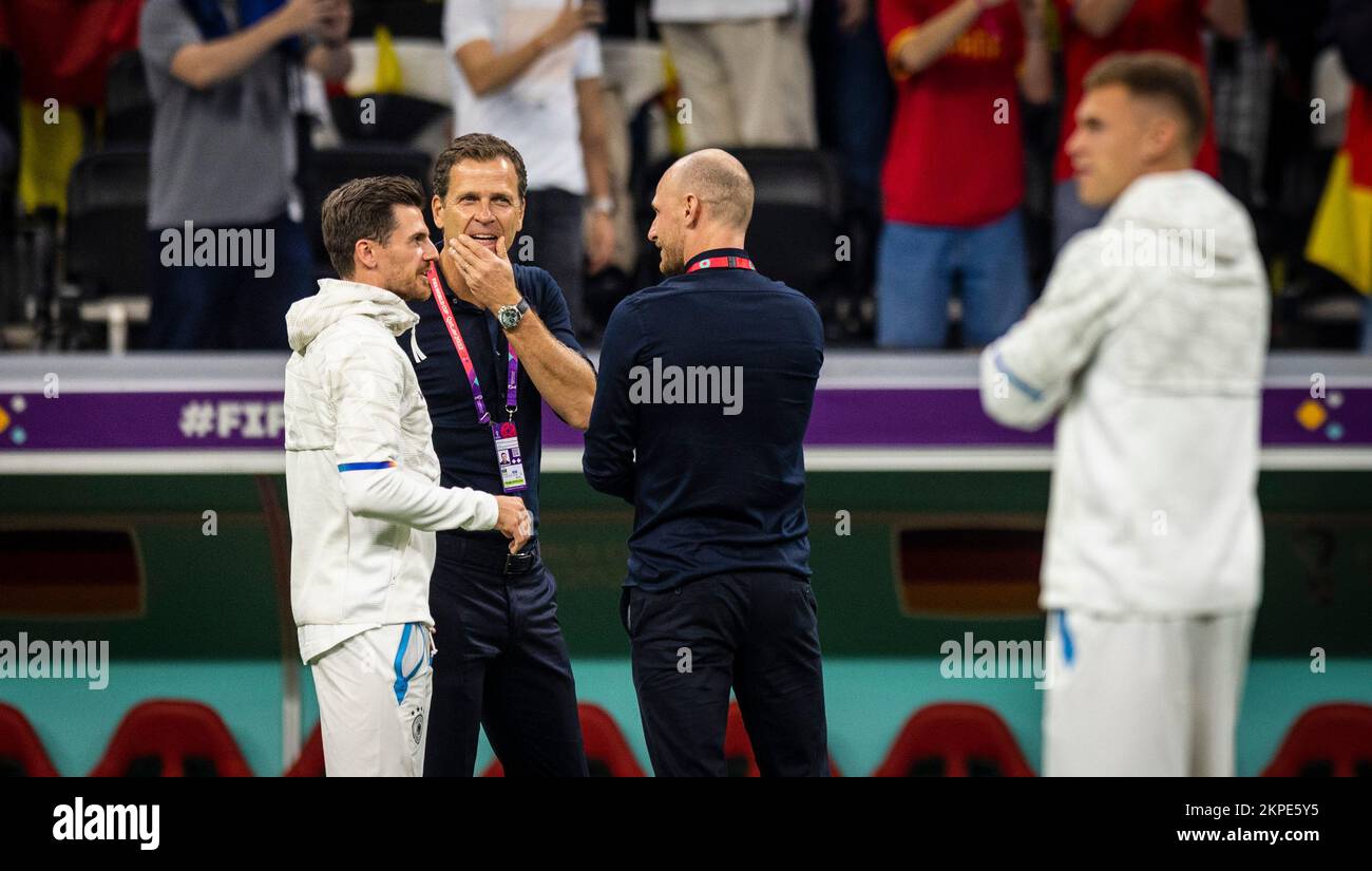 Doha, Qatar. 27th Nov, 2022. Jonas Hofmann (Deutschland), Manager ...