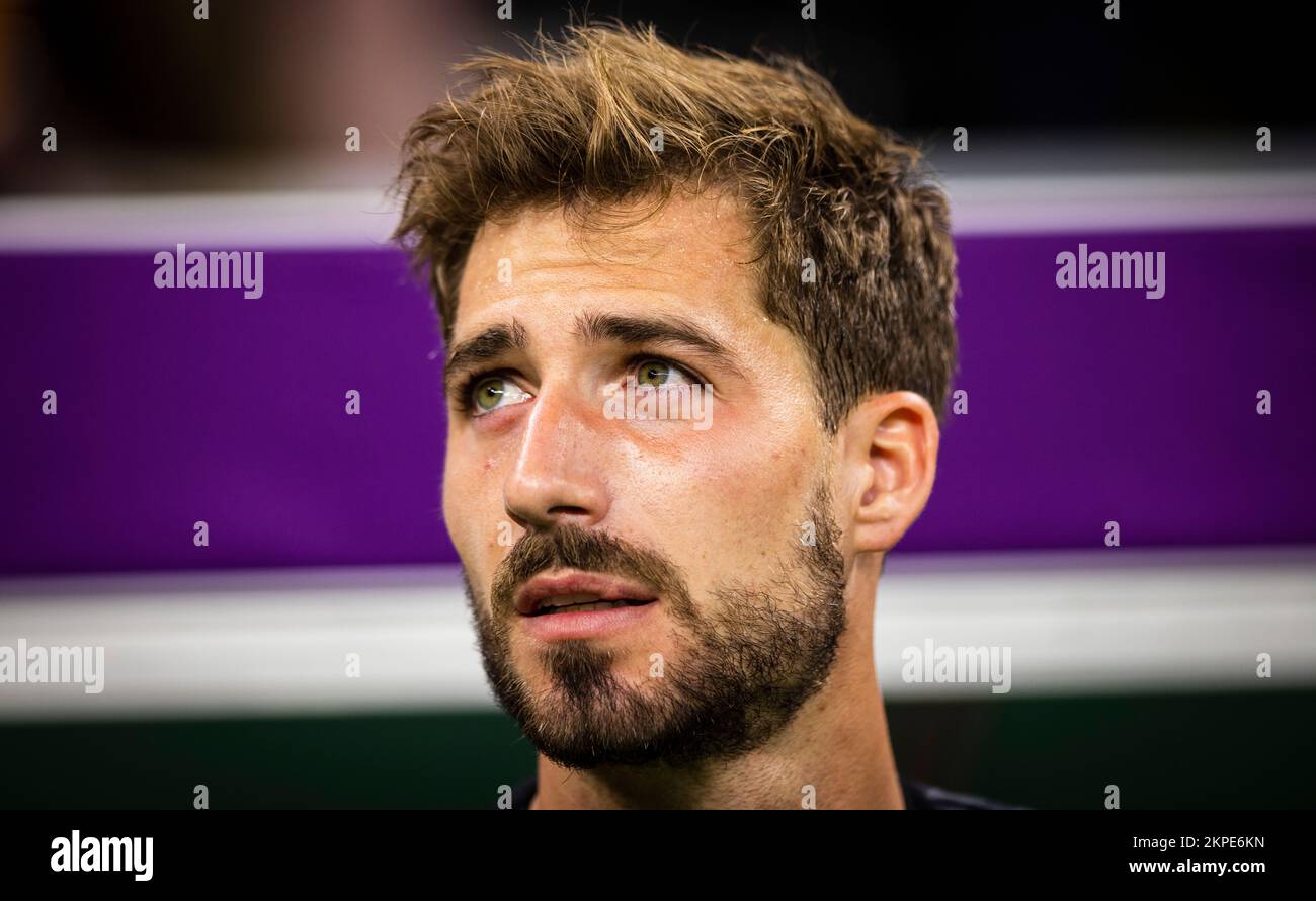 Doha, Qatar. 27th Nov, 2022. Torwart Kevin Trapp (Deutschland) Germany - Spain Deutschland ...