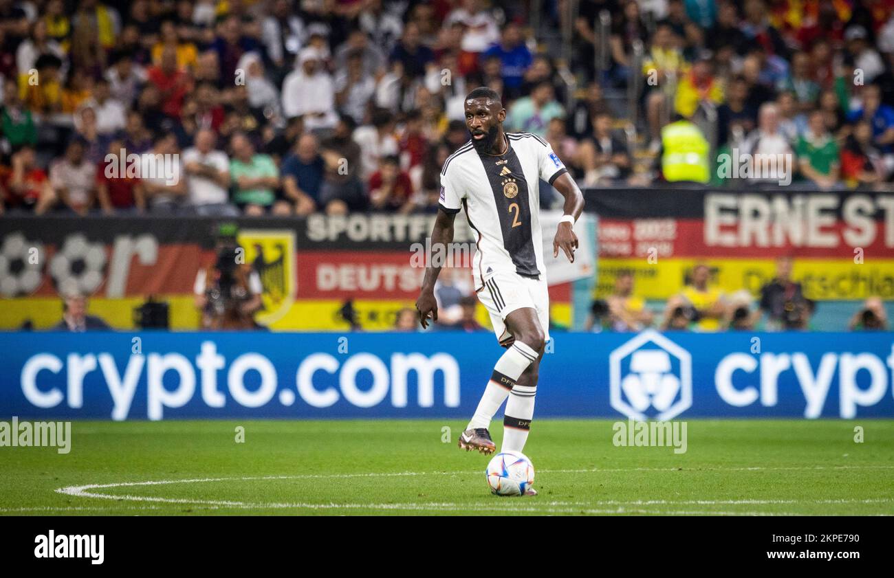 Doha, Qatar. 27th Nov, 2022. Antonio Rüdiger (Deutschland) Germany ...