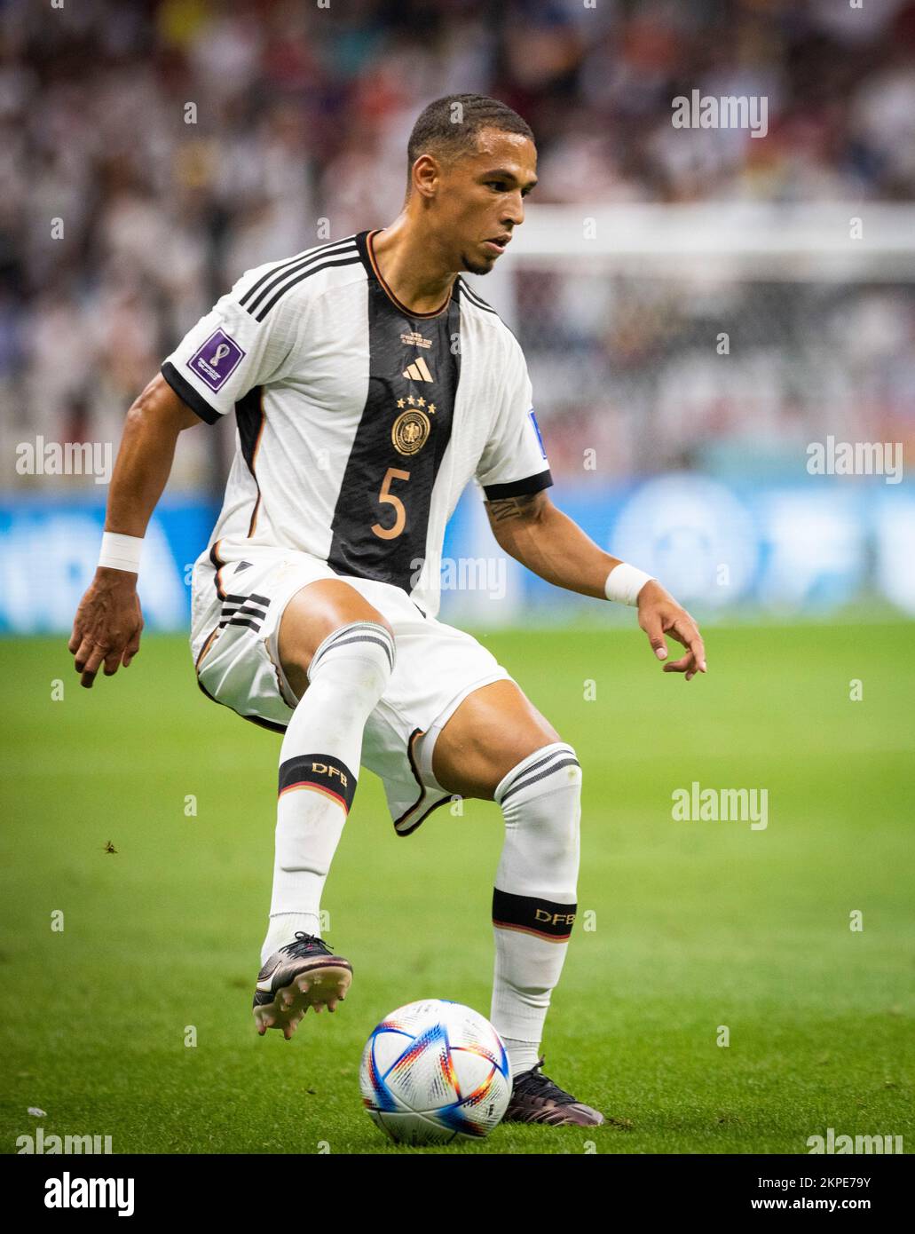 Doha, Qatar. 27th Nov, 2022. Thilo Kehrer (Deutschland) Germany - Spain ...