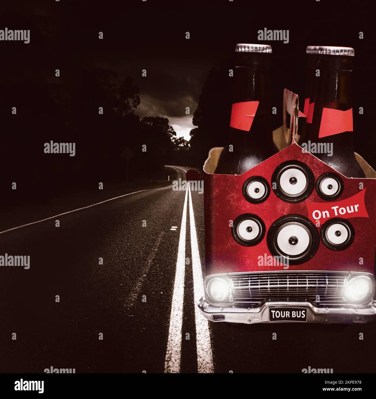 Roadie bus hi-res stock photography and images - Alamy