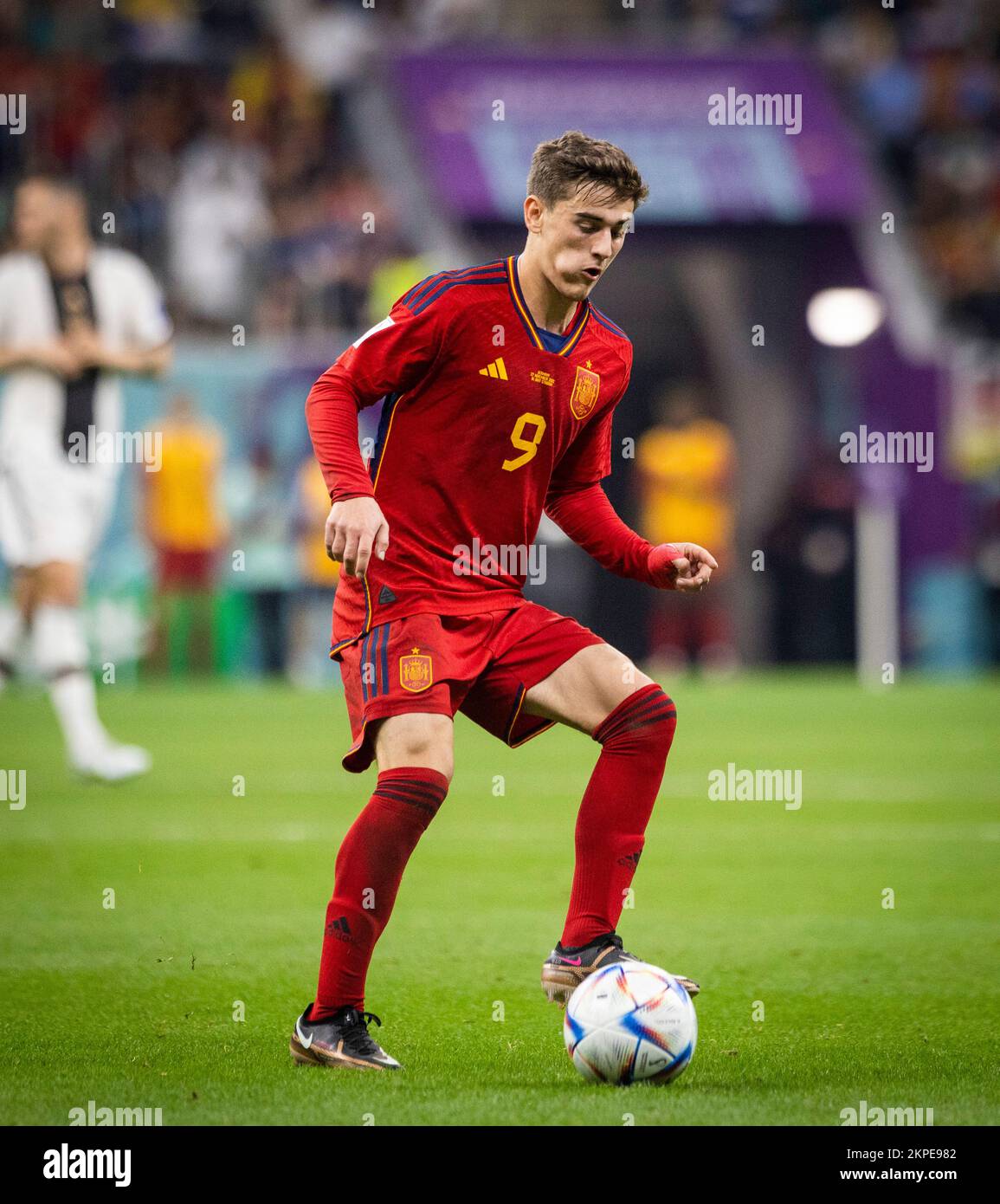 Doha, Qatar. 27th Nov, 2022. Gavi (Spanien) Germany - Spain Deutschland ...