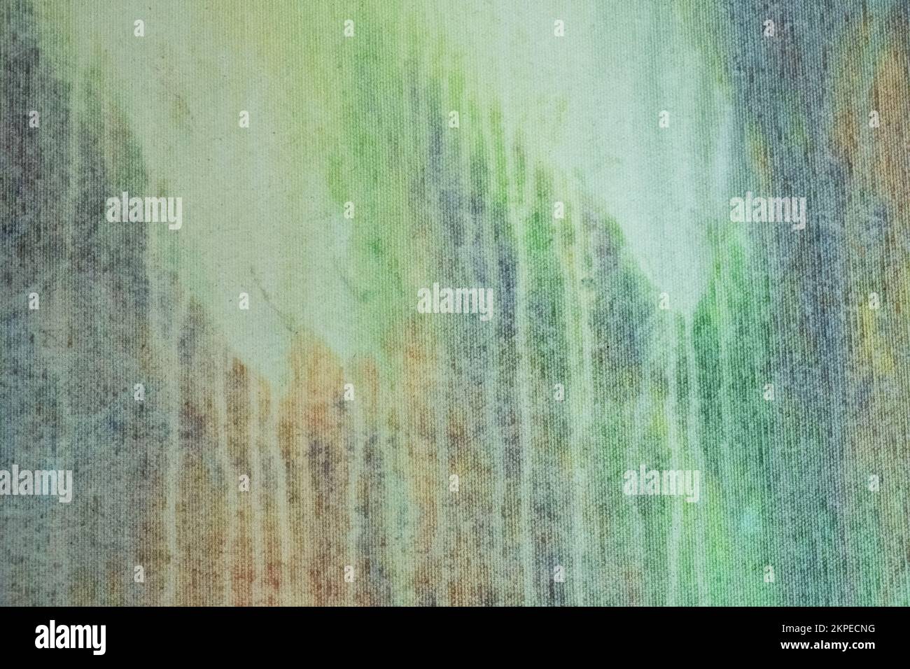 Abstract art background dark green and beige colors. Watercolor ...