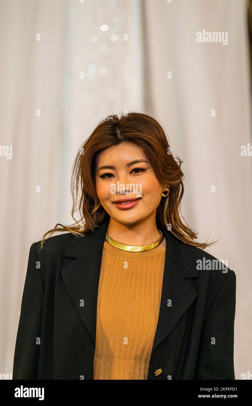 London, UK. 28th Nov, 2022. V&A's couture Christmas Tree installation ...