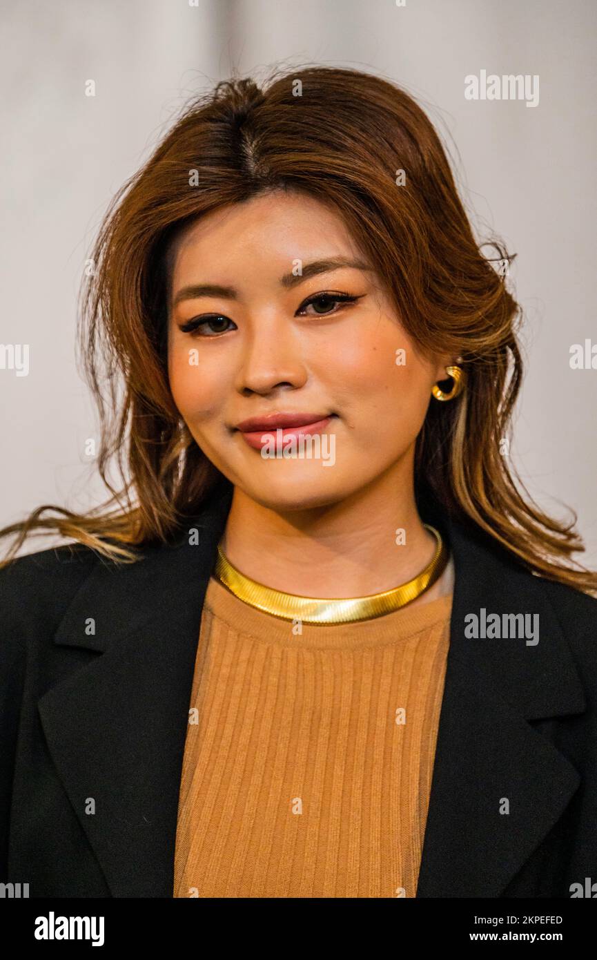 London, UK. 28th Nov, 2022. V&A's couture Christmas Tree installation ...