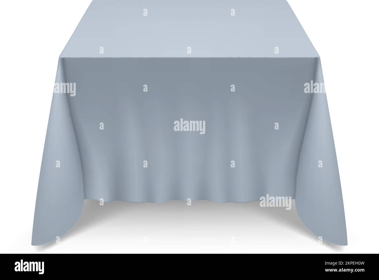 Covered banquet table Stock Vector Images - Alamy