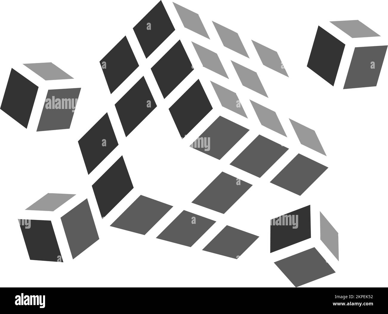 this is rubik cube vector illustration Stock Vector Image & Art - Alamy