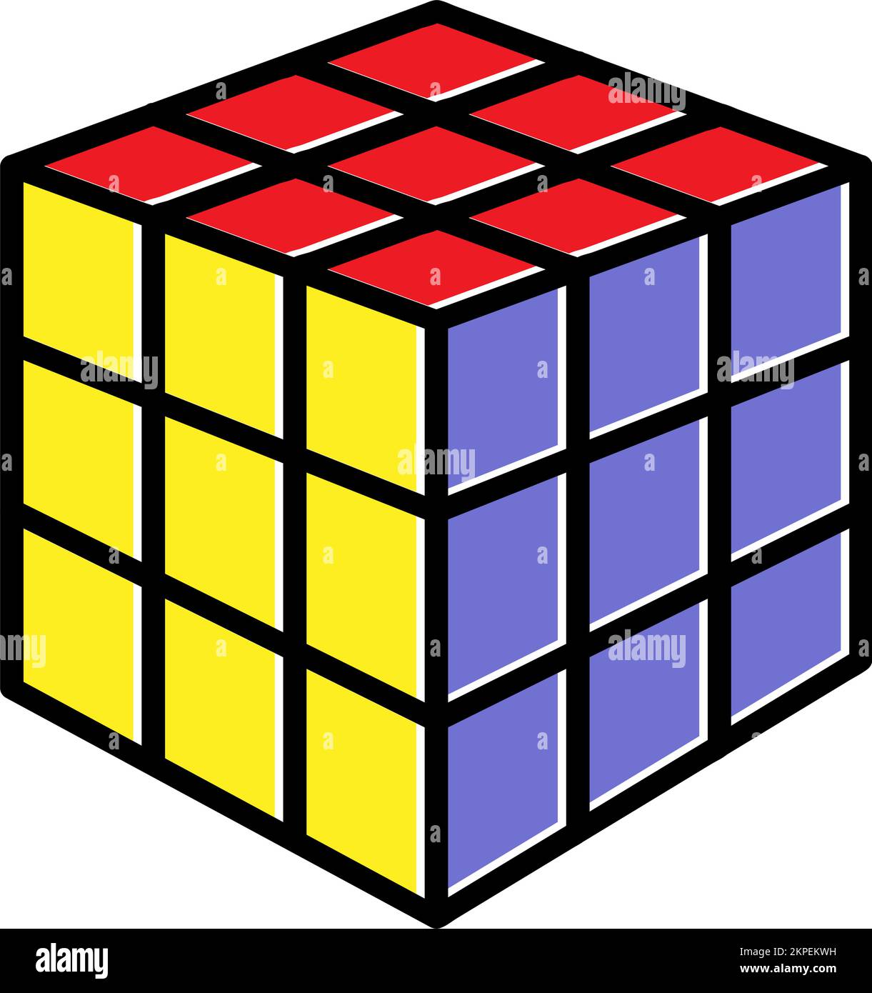 Rubik isolated Stock Vector Images - Alamy
