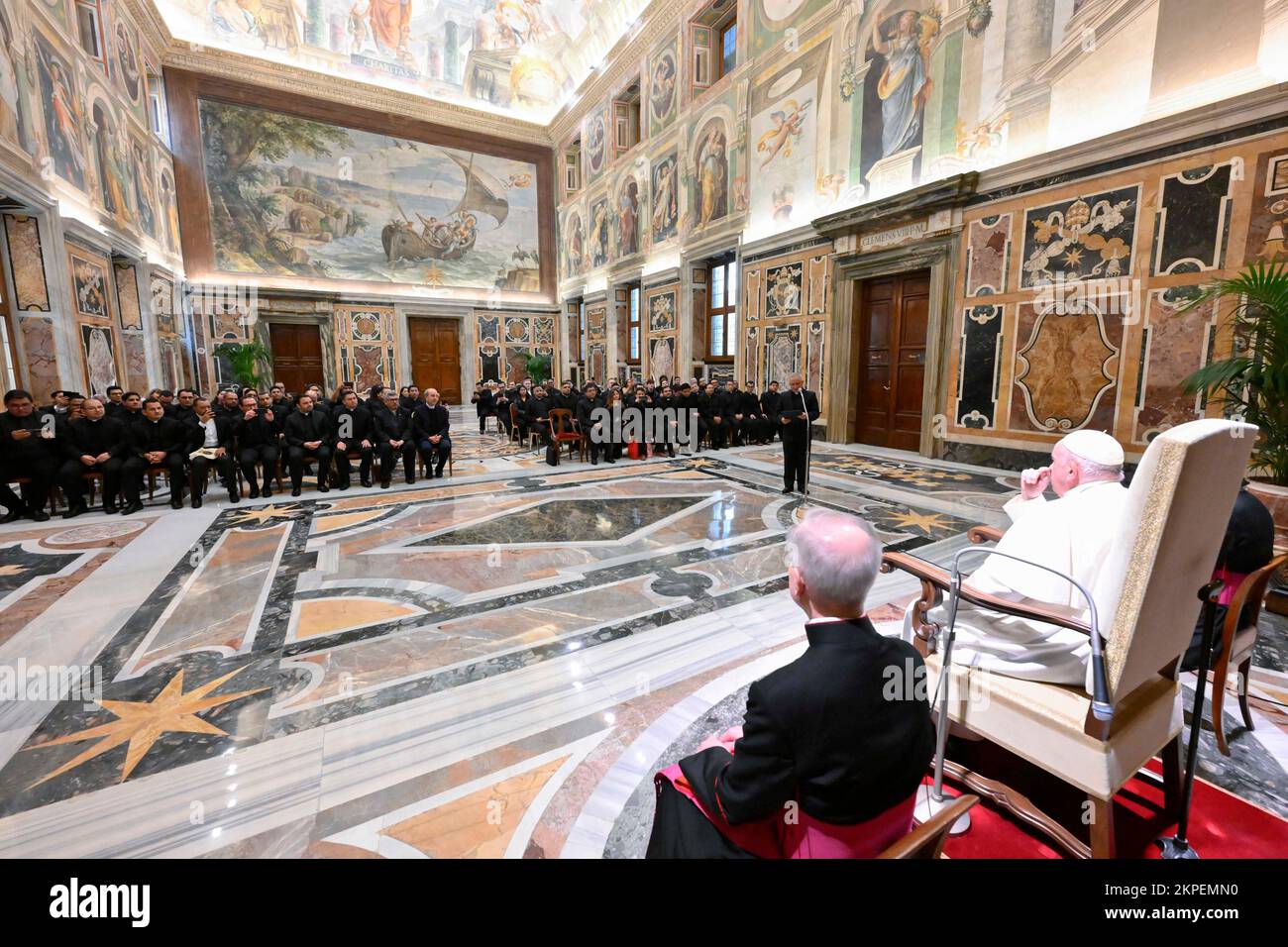 Italy, Rome, Vatican, 2022/11/29 .Pope Francis receives in audience the ...
