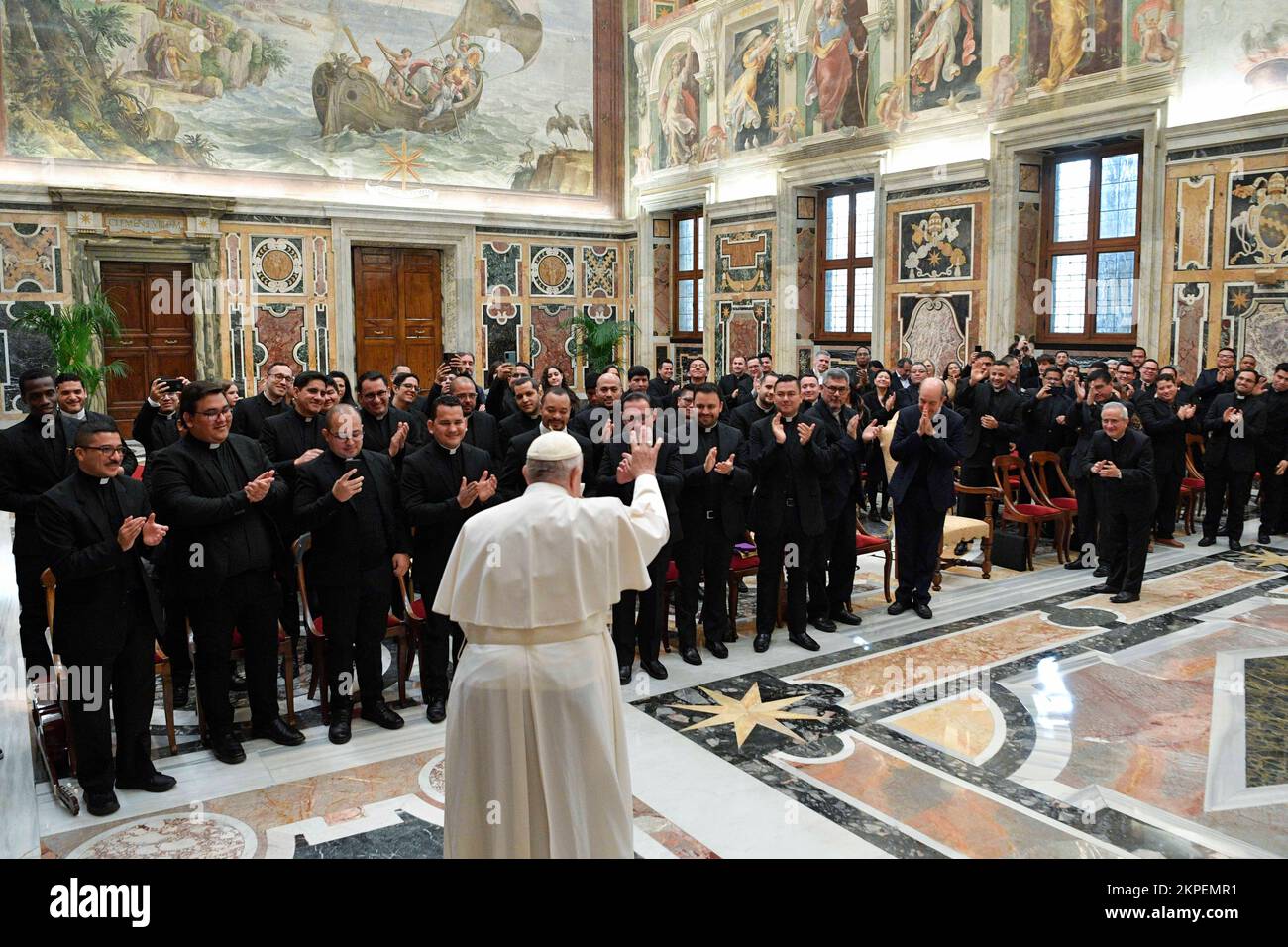 Italy, Rome, Vatican, 2022/11/29 .Pope Francis receives in audience the ...