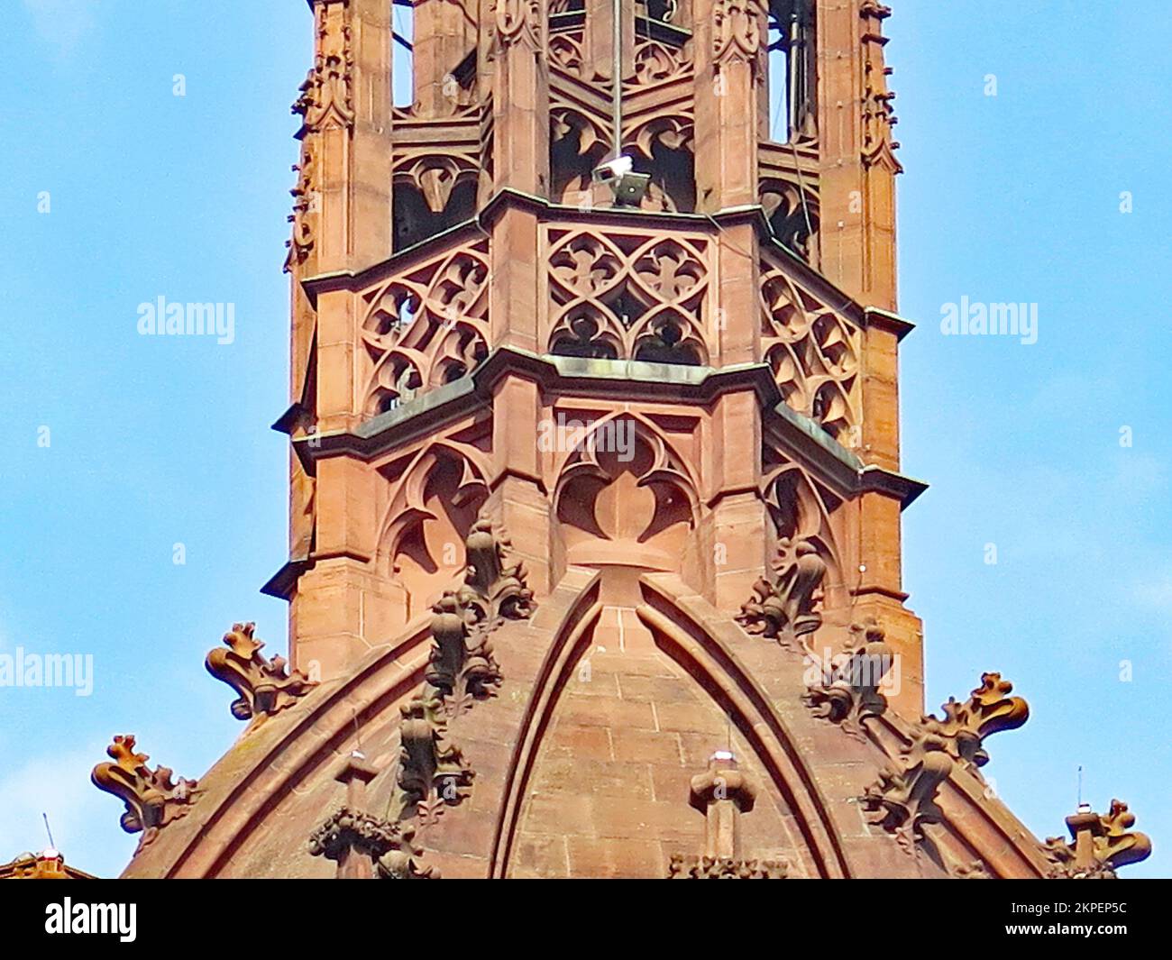 Architectural detail of the Collegiate Church of Saint Bartholomew or ...
