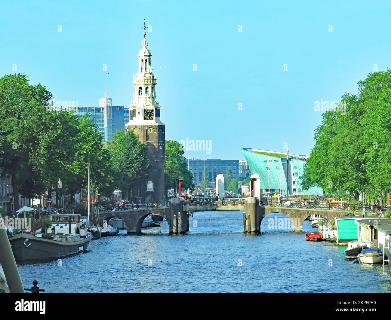General view of Amsterdam, Holland, Netherlands, Europe Stock Photo - Alamy