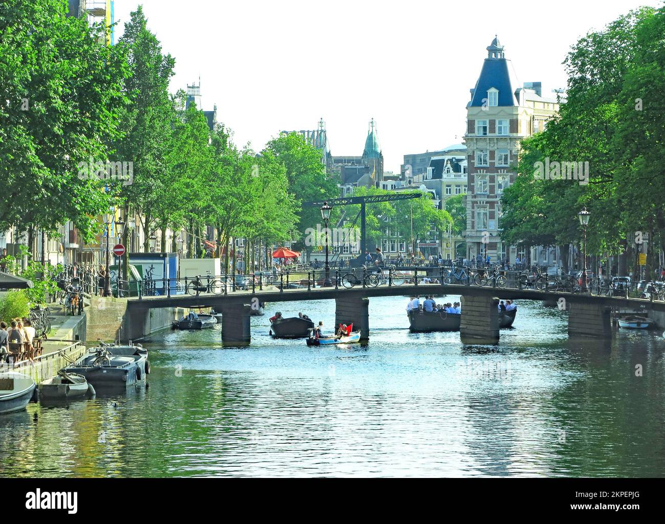 General view of Amsterdam, Holland, Netherlands, Europe Stock Photo - Alamy