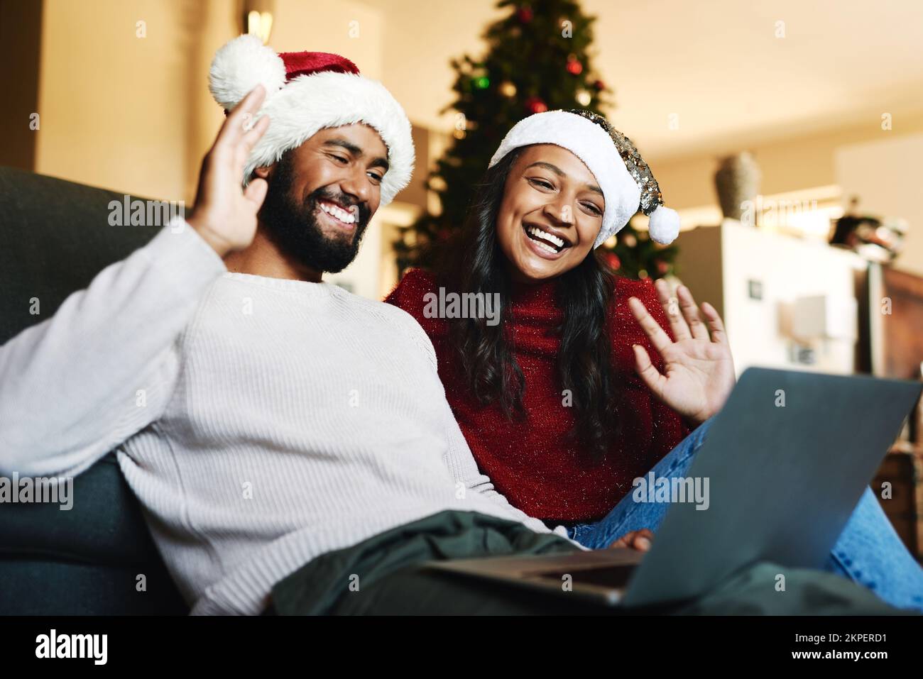 Family friends video call hi-res stock photography and images - Alamy