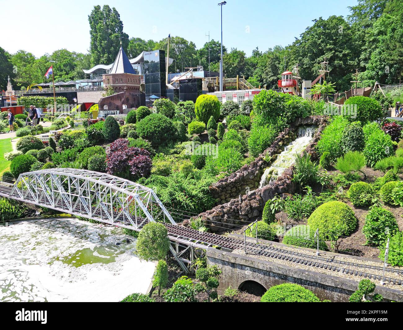 Overview of Madurodam, Holland in miniature, The Hague; Holland ...