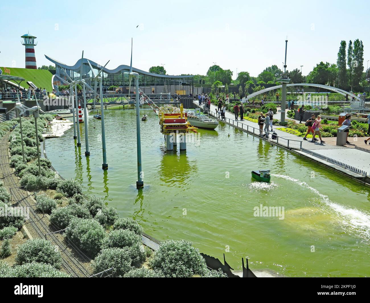 Overview of Madurodam, Holland in miniature, The Hague; Holland ...