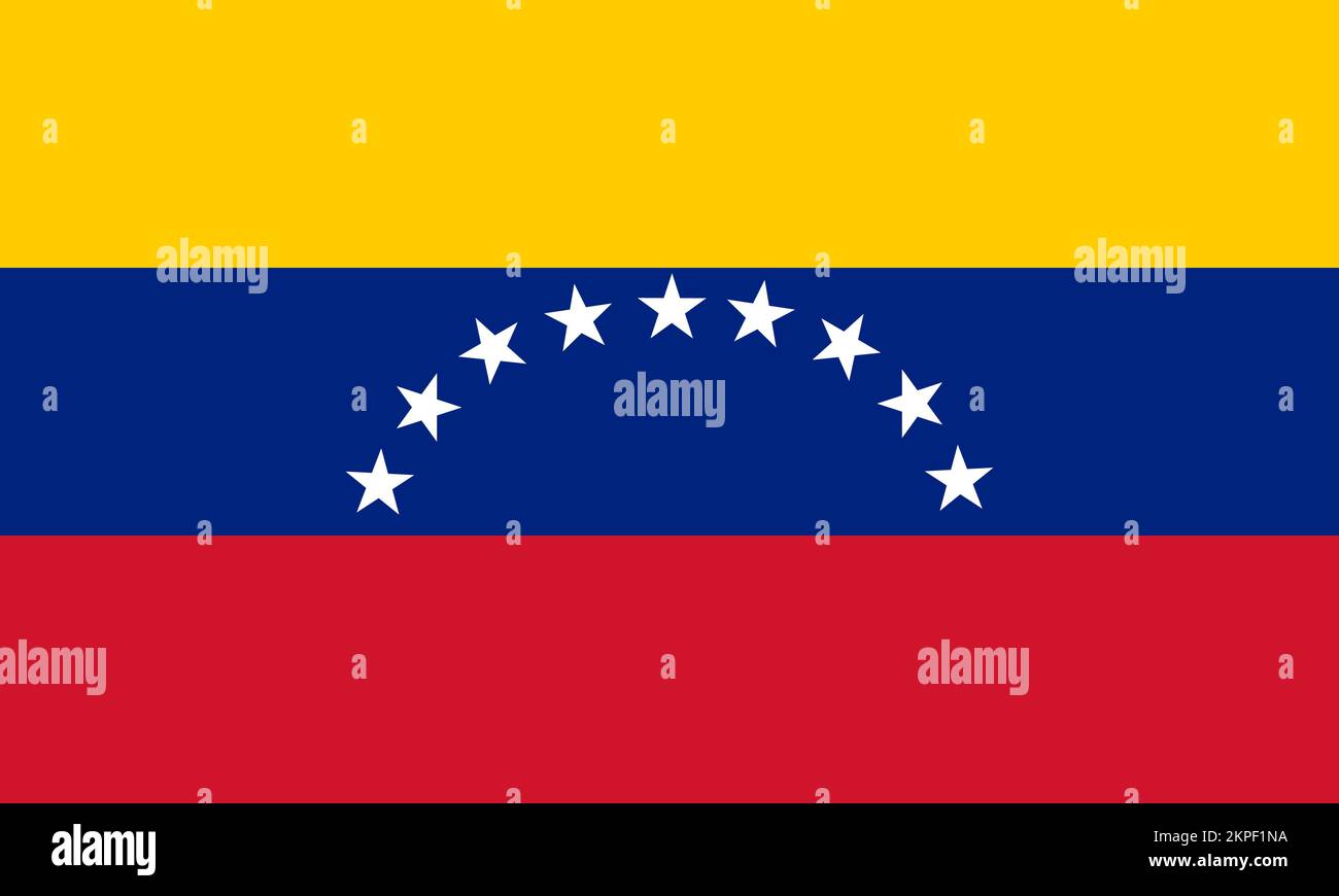 A vector illustration of the national flag of Venezuela Stock Vector ...