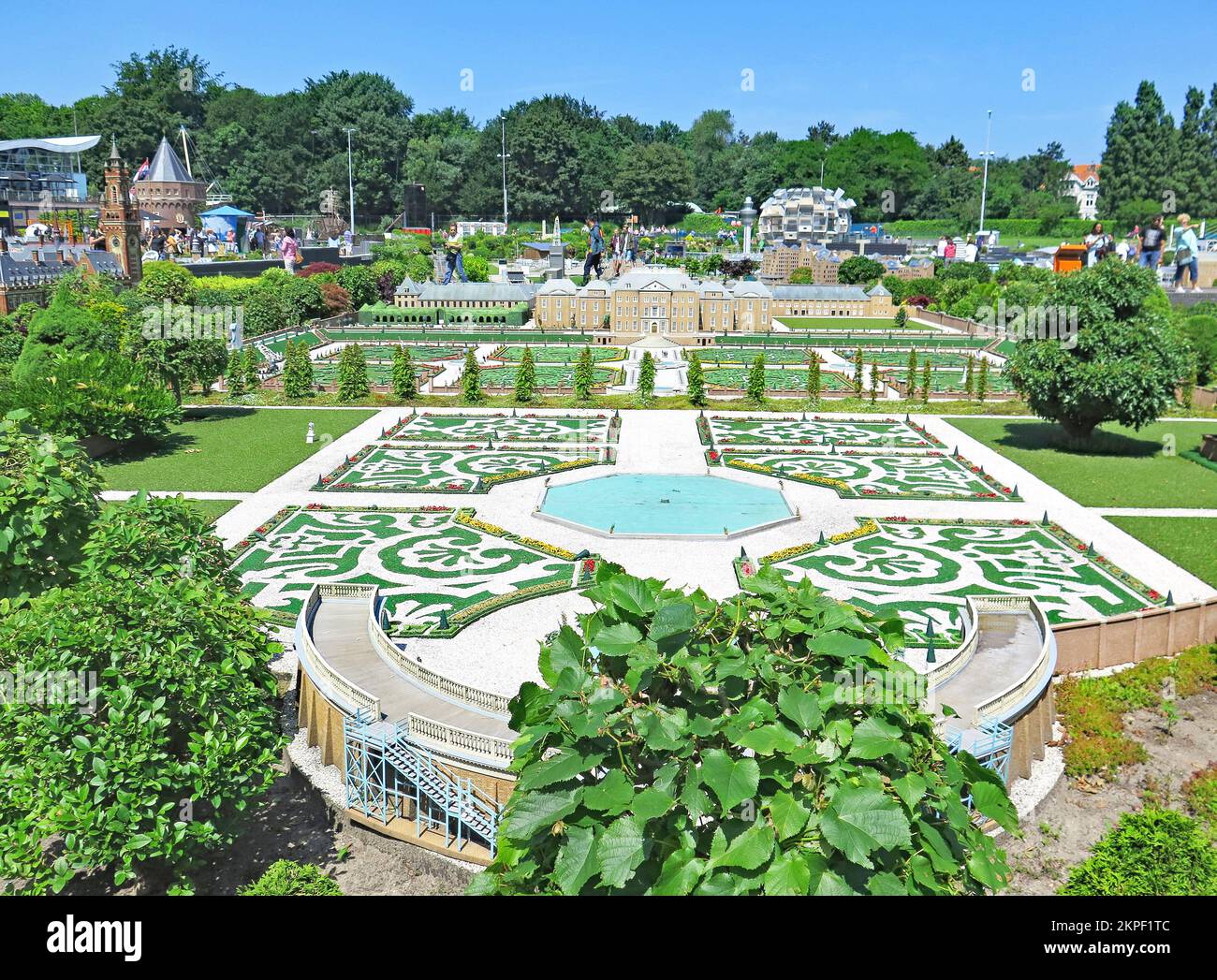 Overview of Madurodam, Holland in miniature, The Hague; Holland ...