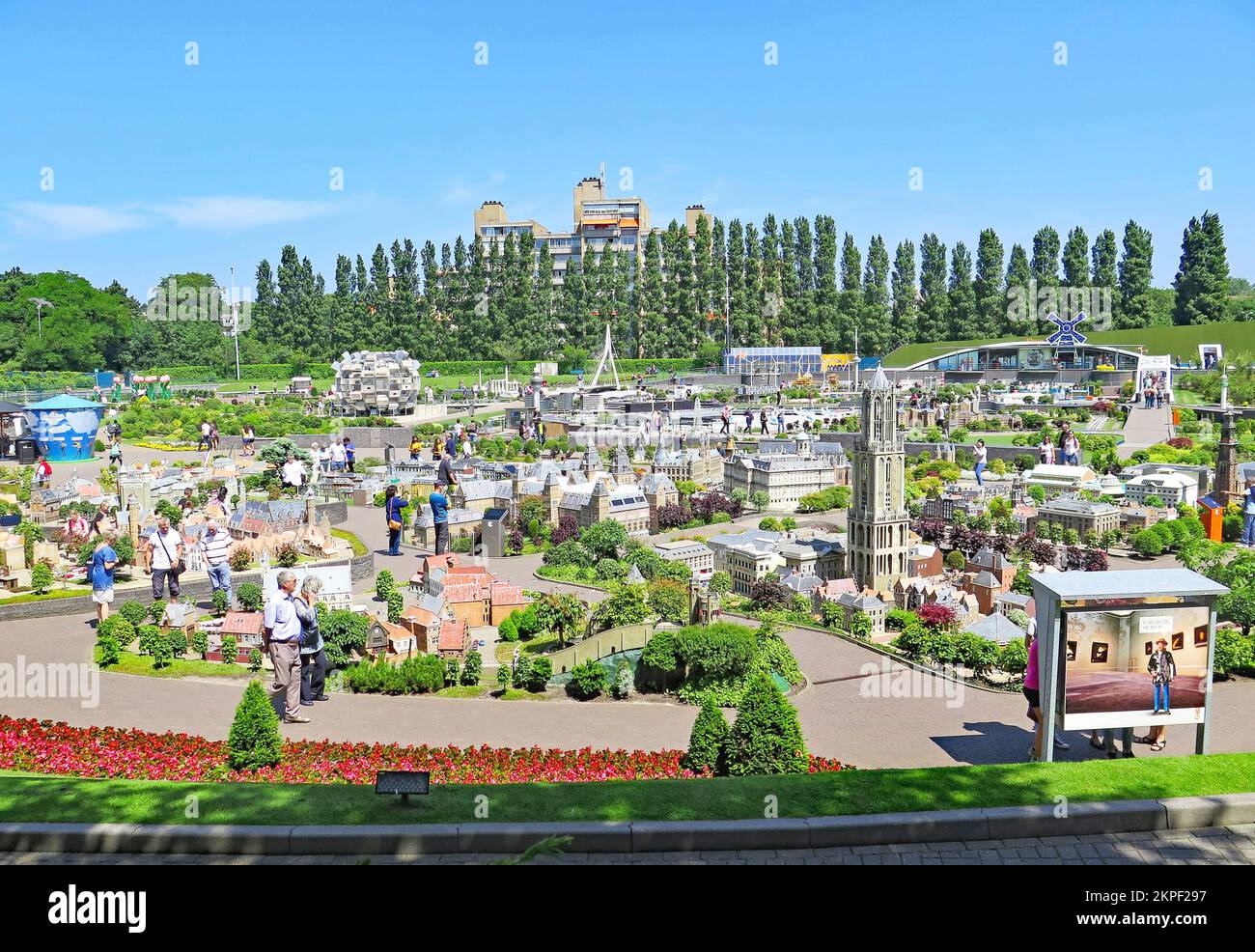 Overview of Madurodam, Holland in miniature, The Hague; Holland ...