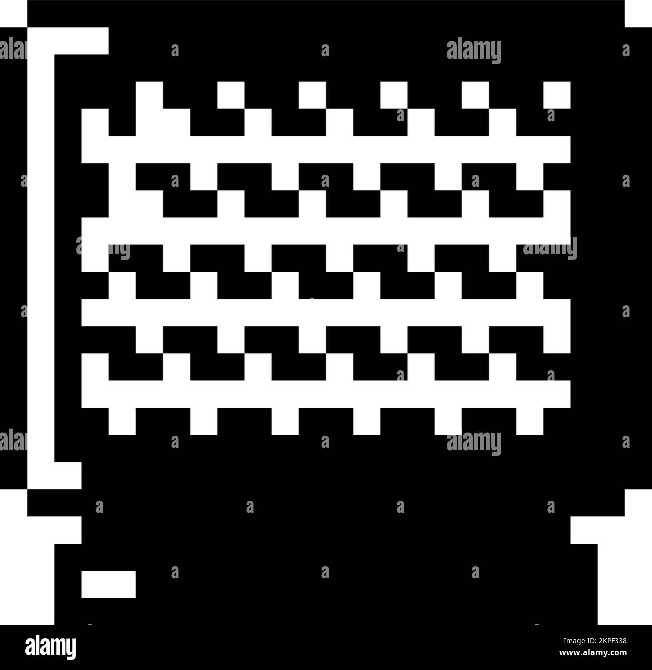 Static on television screen Stock Vector Images - Alamy