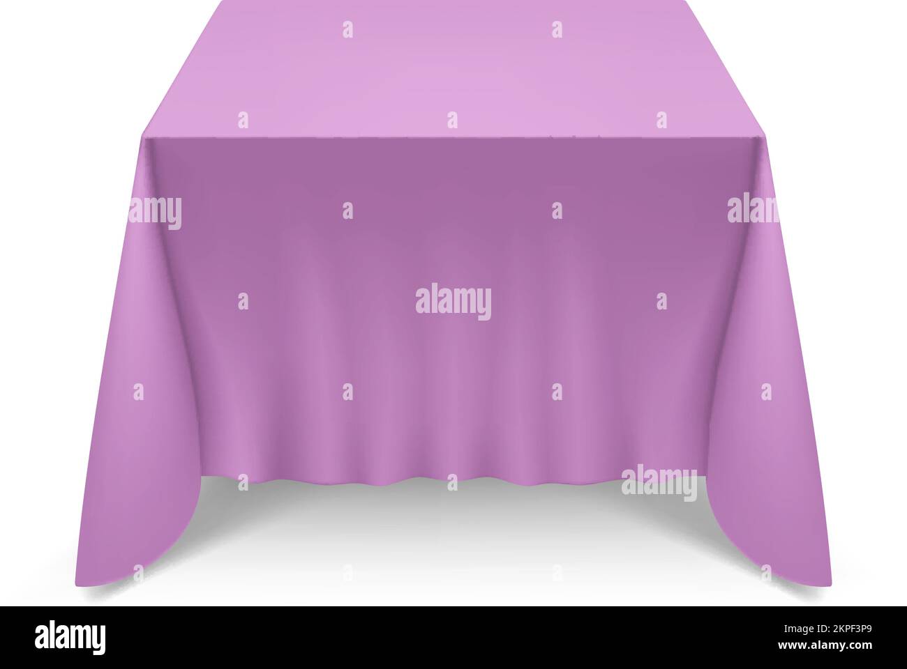 Covered banquet table Stock Vector Images - Alamy