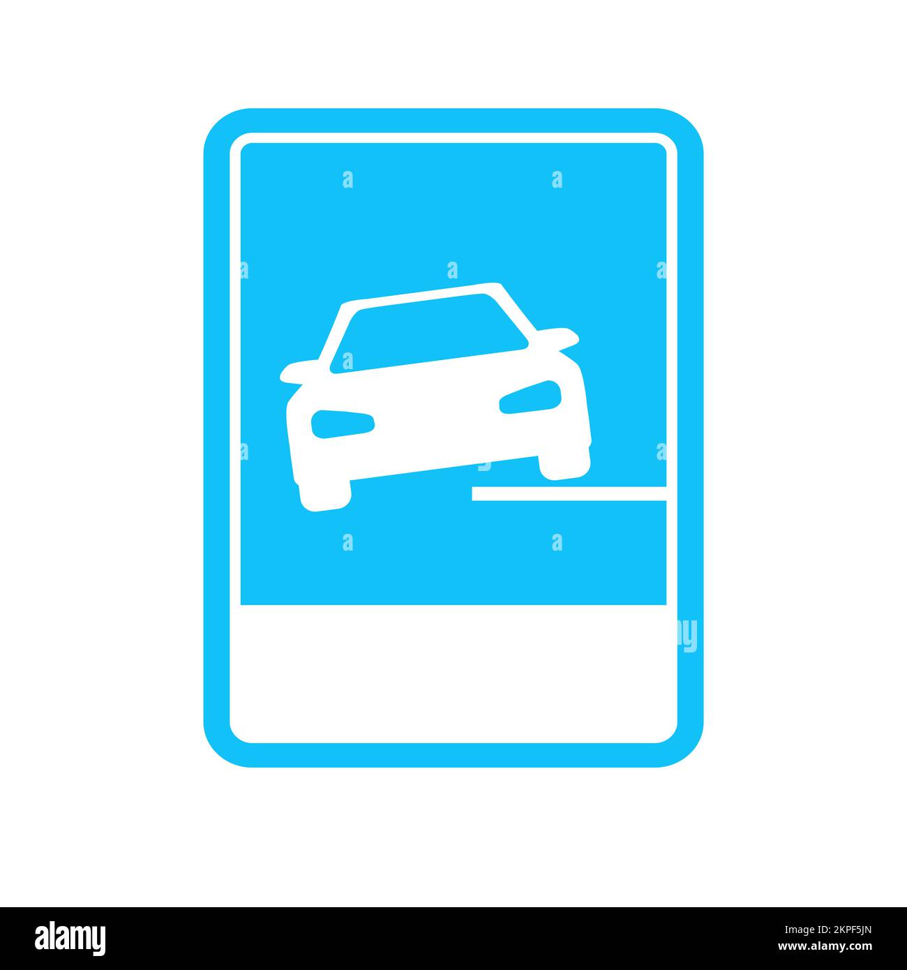 A vector of a sign be careful the road is uneven, damaged Stock Vector ...