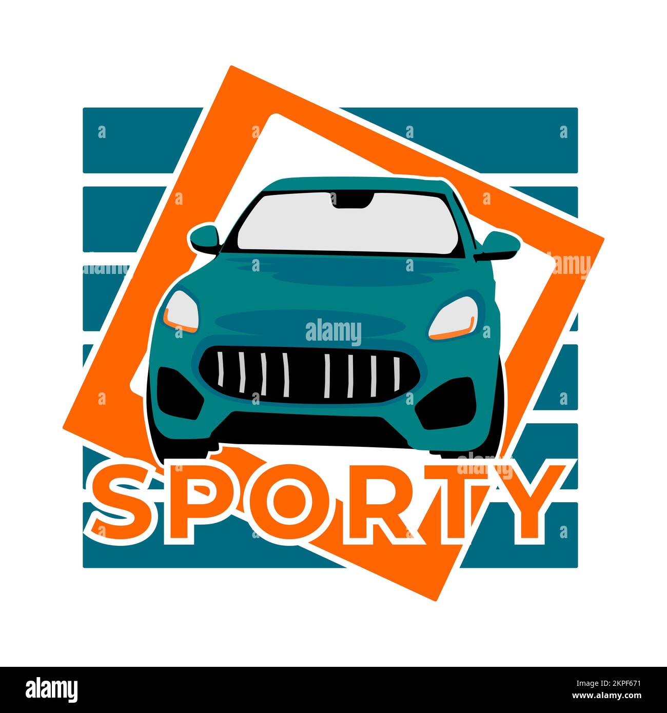 A vector of Sporty logo isolated on a white background Stock Vector ...