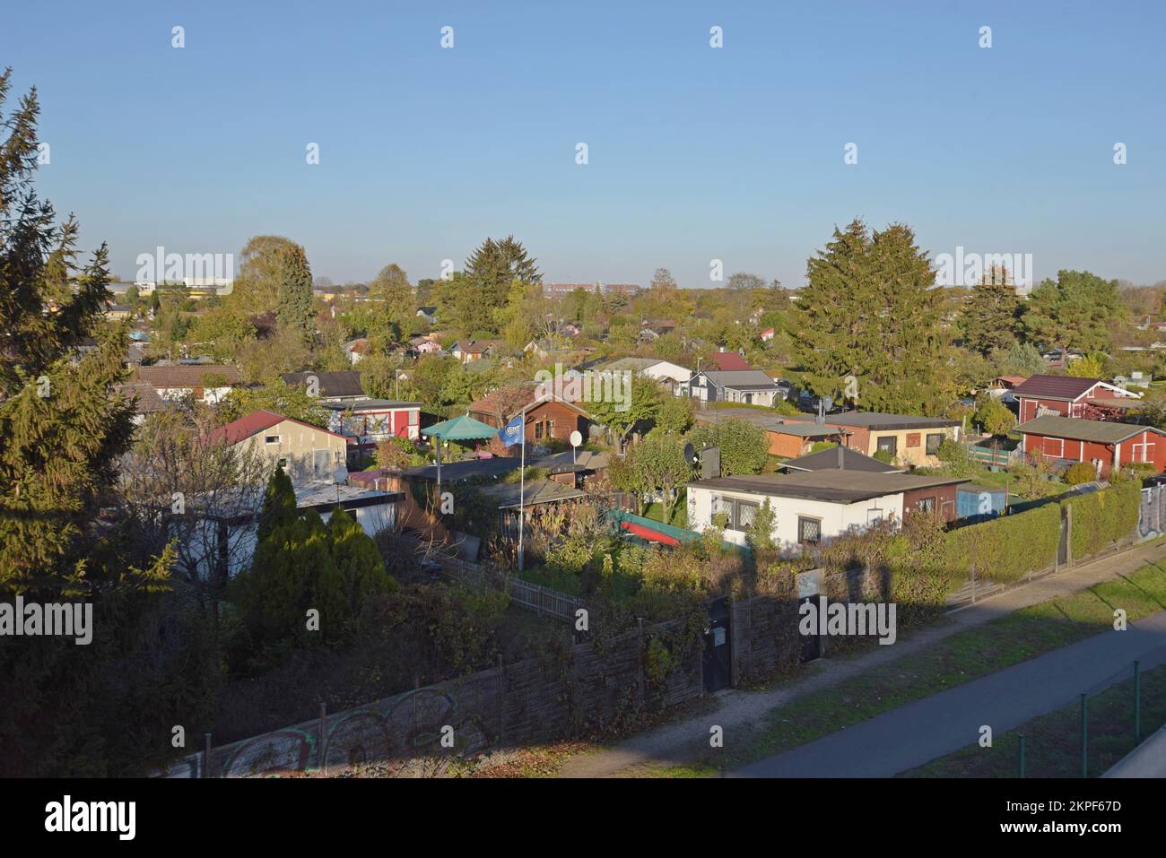 German leisure or allotment gardens, known as Kleingarten or ...