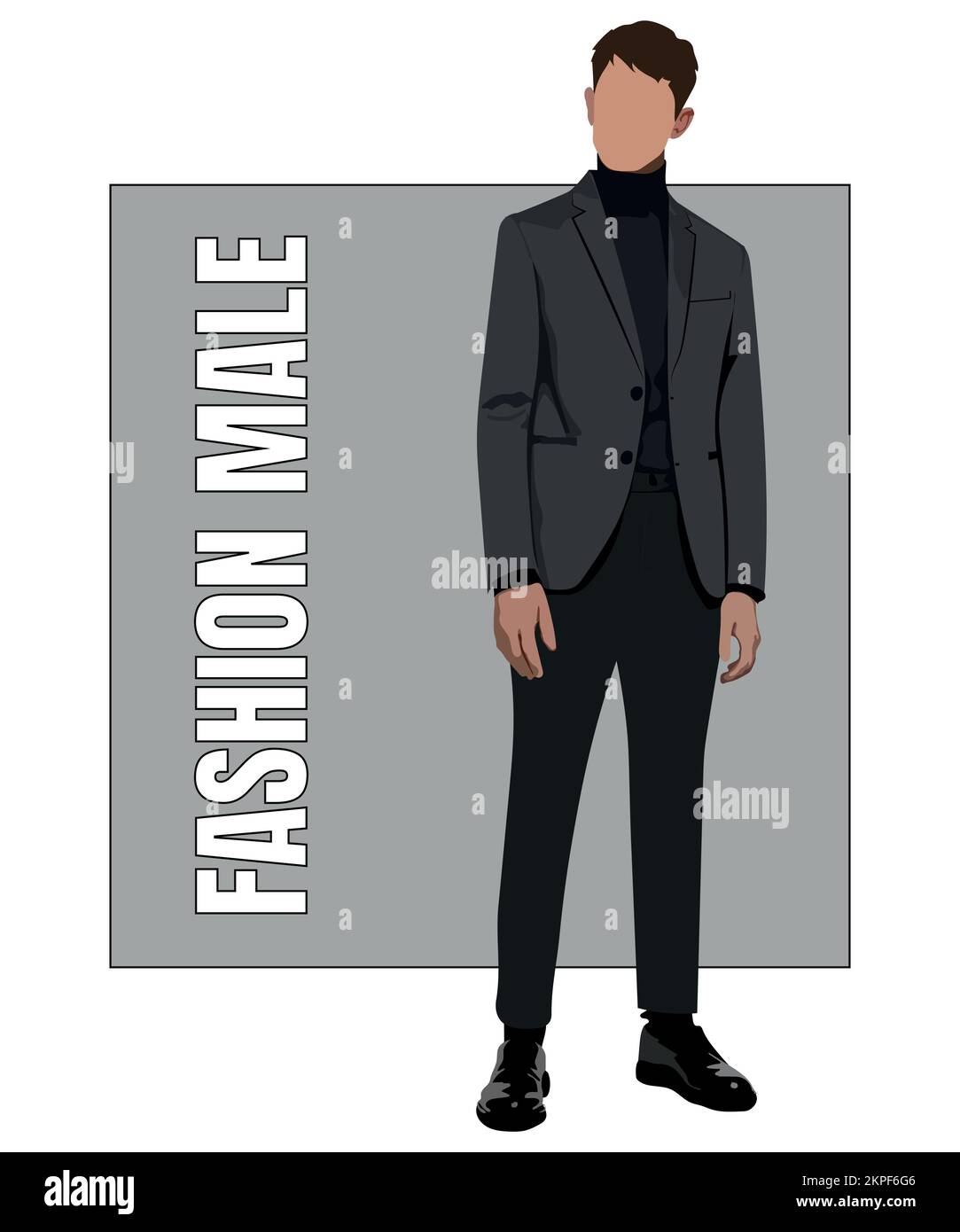 Stylish male businessman in a business suit on an interesting ...