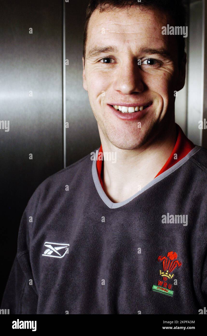 Mark Jones of the Scarlets is a wing in the Grand Slam defending Wales ...