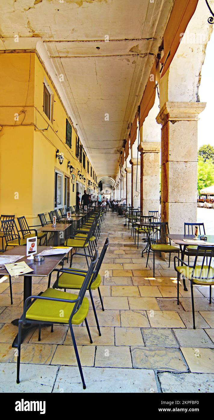 Corfu Town Panoramic, Greece, Europe Stock Photo - Alamy