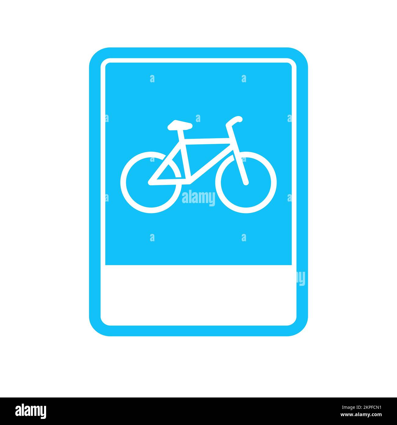 A vector of a blue road sign, bicycle parking Stock Vector Image & Art ...