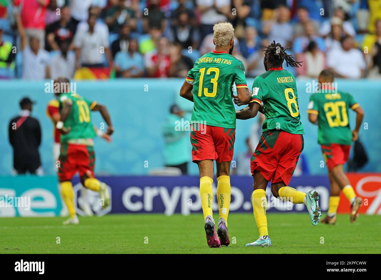 Eric Maxim Choupo-Moting do Camarões during the FIFA World Cup Qatar ...