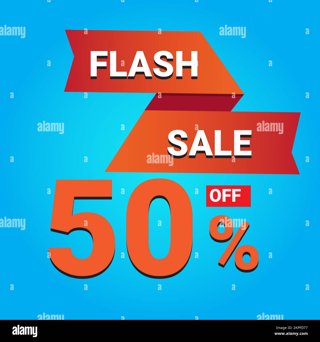 A vector of editable banner flash sale advertising sticker Stock Vector ...