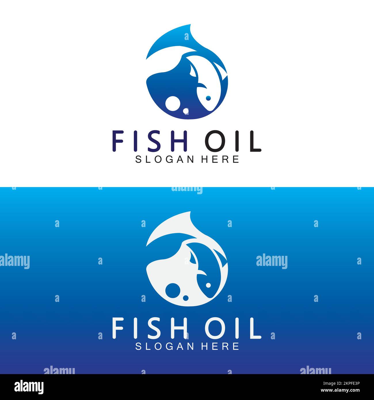 Fish oil logo vector illustration template Stock Vector Image & Art - Alamy