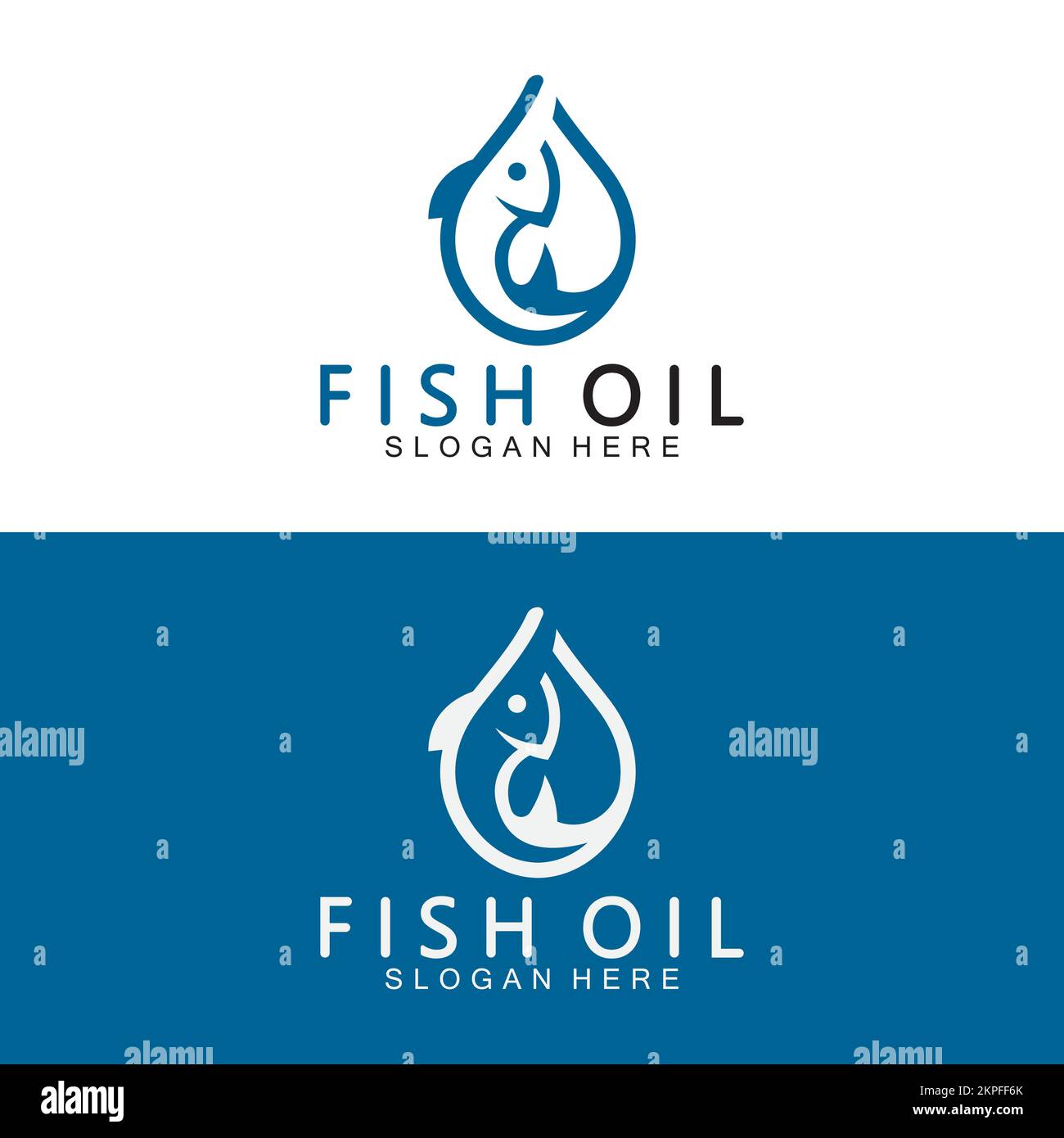 Fish oil logo vector illustration template Stock Vector Image & Art - Alamy