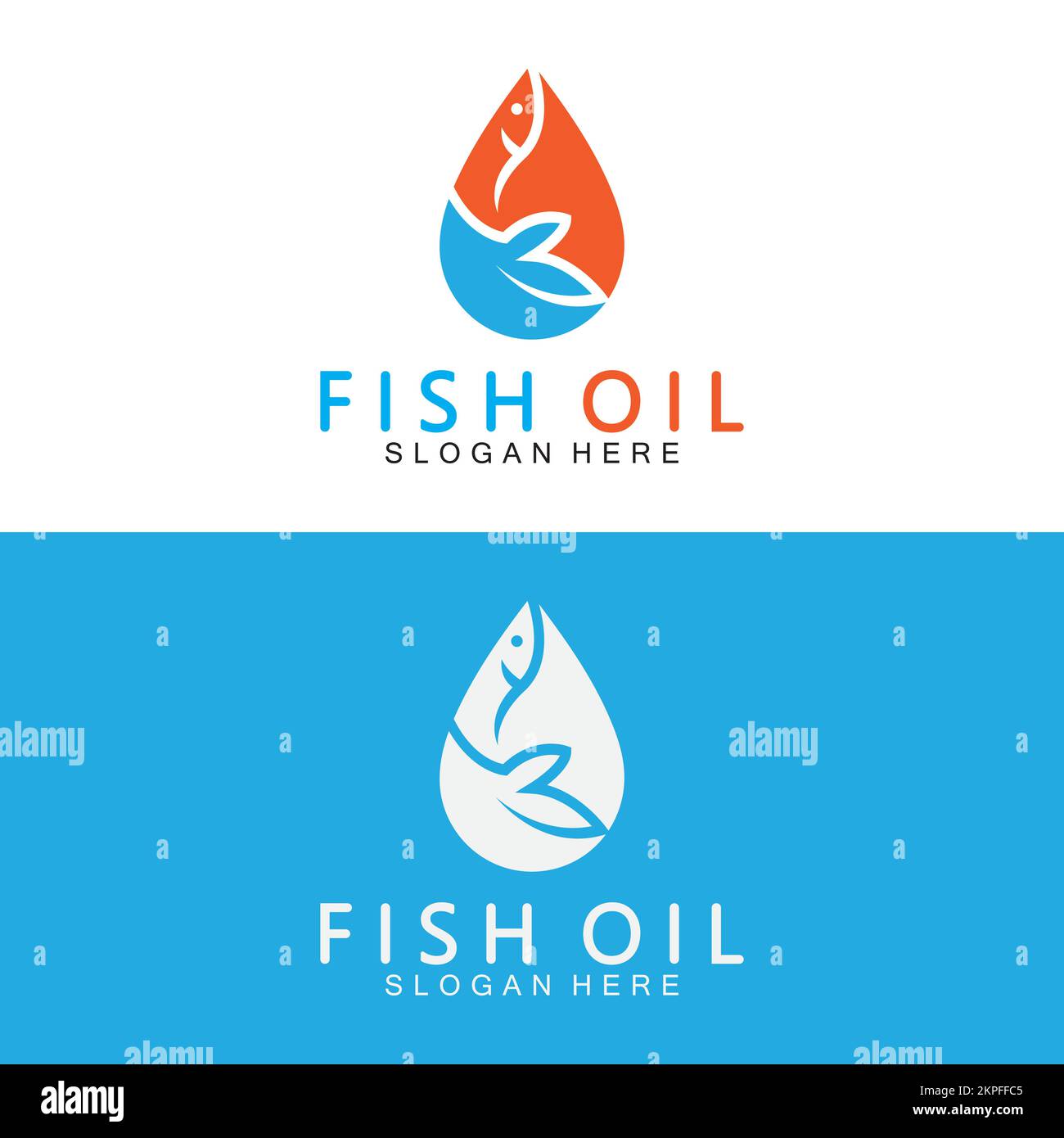 Fish oil logo vector illustration template Stock Vector Image & Art - Alamy