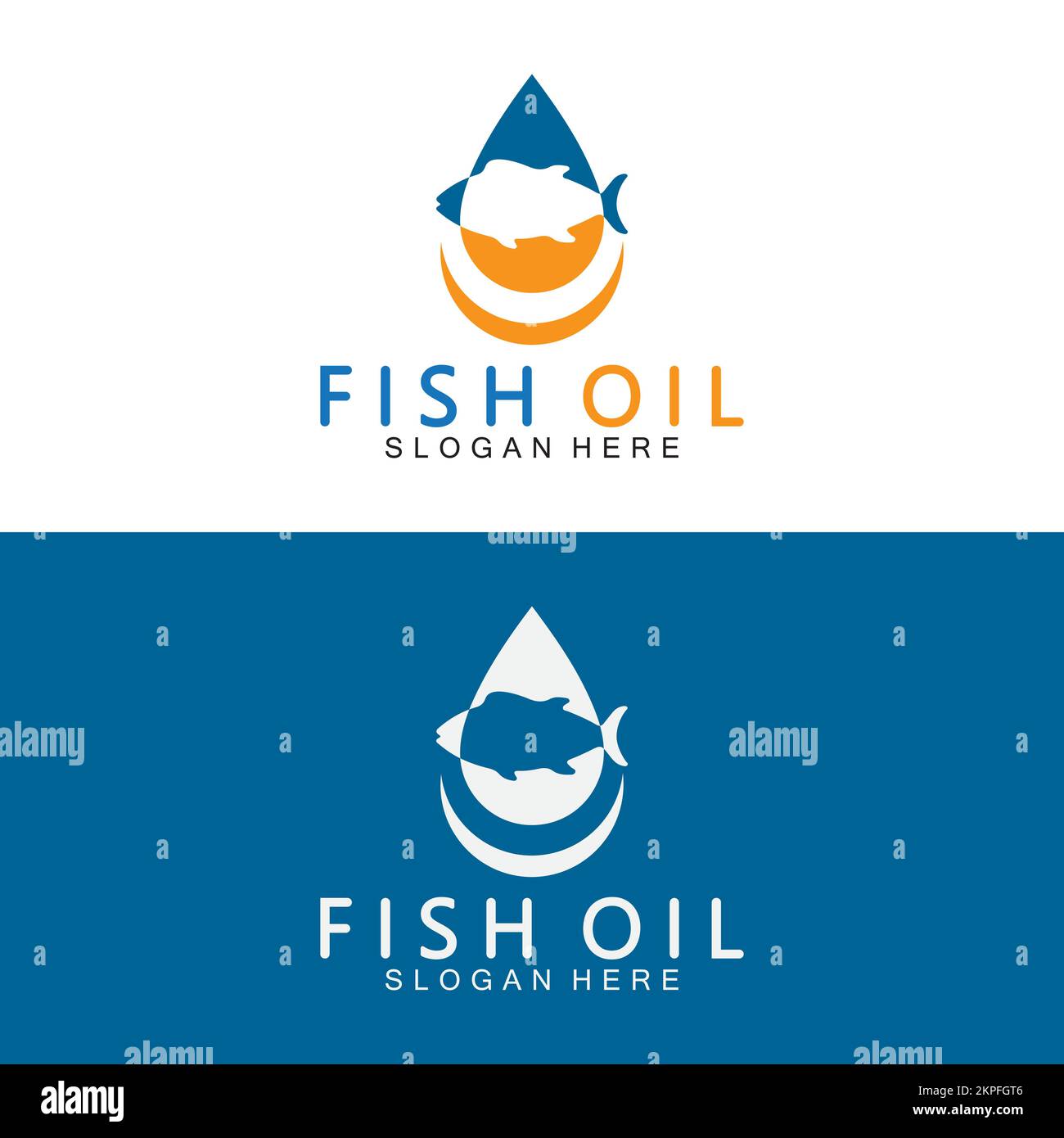 Fish oil logo vector illustration template Stock Vector Image & Art - Alamy
