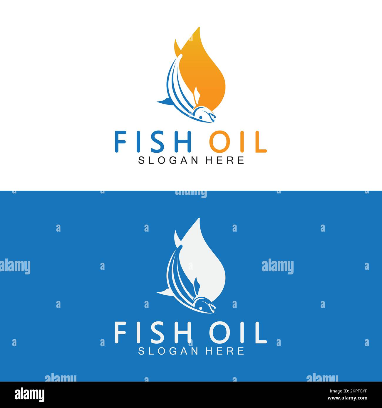 Fish oil logo vector illustration template Stock Vector Image & Art - Alamy