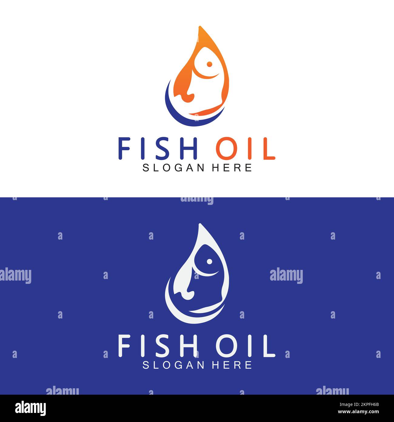 Fish oil logo vector illustration template Stock Vector Image & Art - Alamy