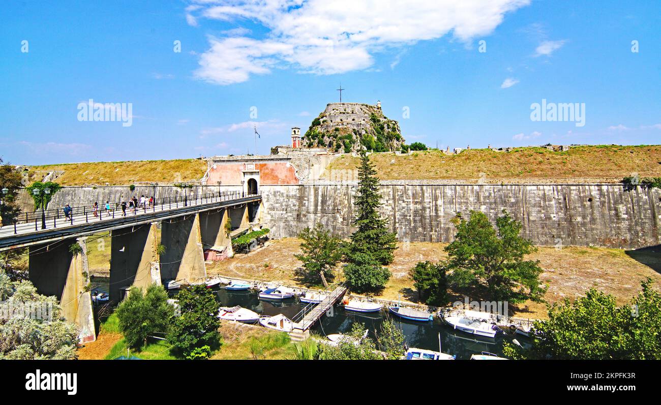 Corfu coast in the Ionian Sea, Greece, Europe Stock Photo - Alamy