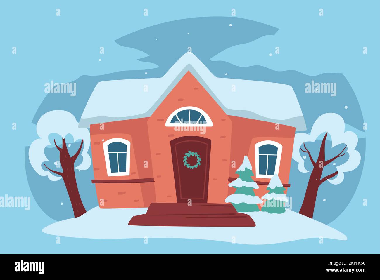 Surrounding scenery Stock Vector Images - Alamy