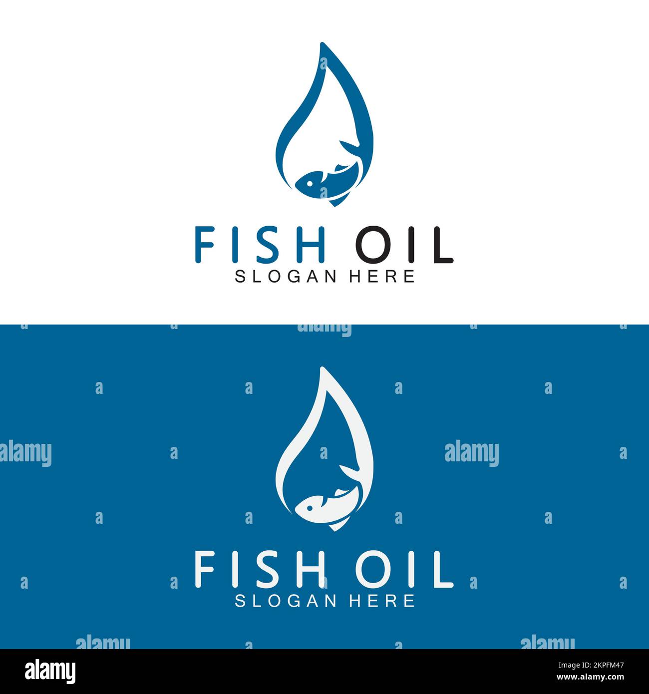 Fish oil logo vector illustration template Stock Vector Image & Art - Alamy