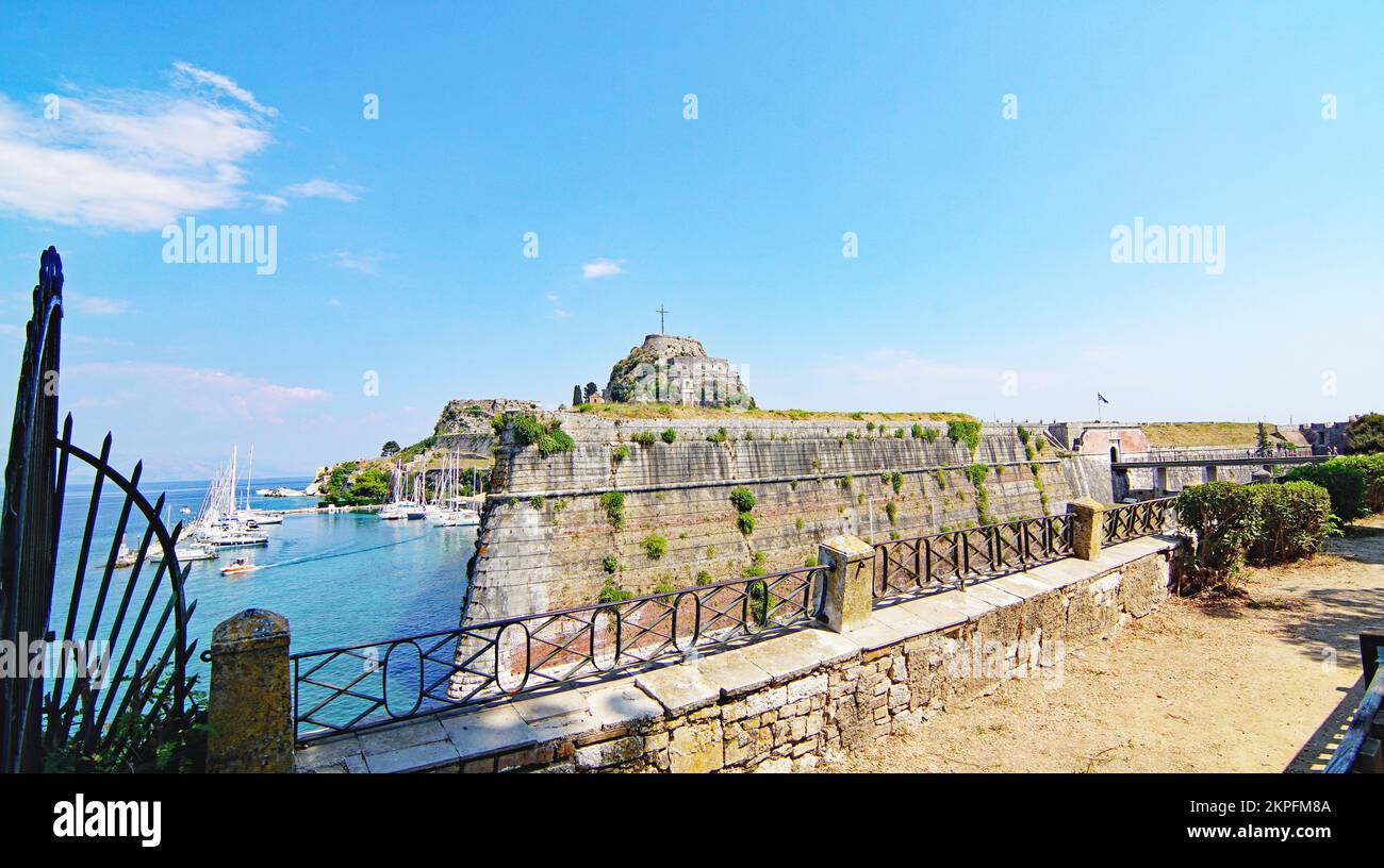Corfu coast in the Ionian Sea, Greece, Europe Stock Photo - Alamy