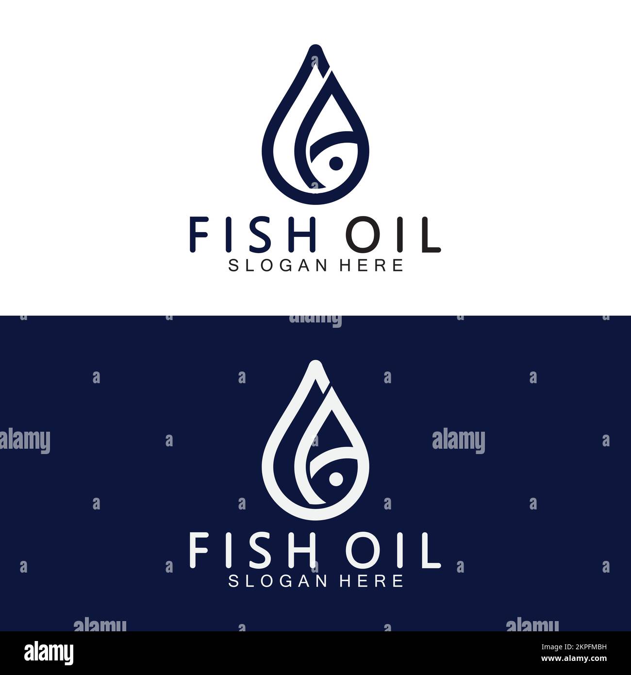 Fish oil logo vector illustration template Stock Vector Image & Art - Alamy